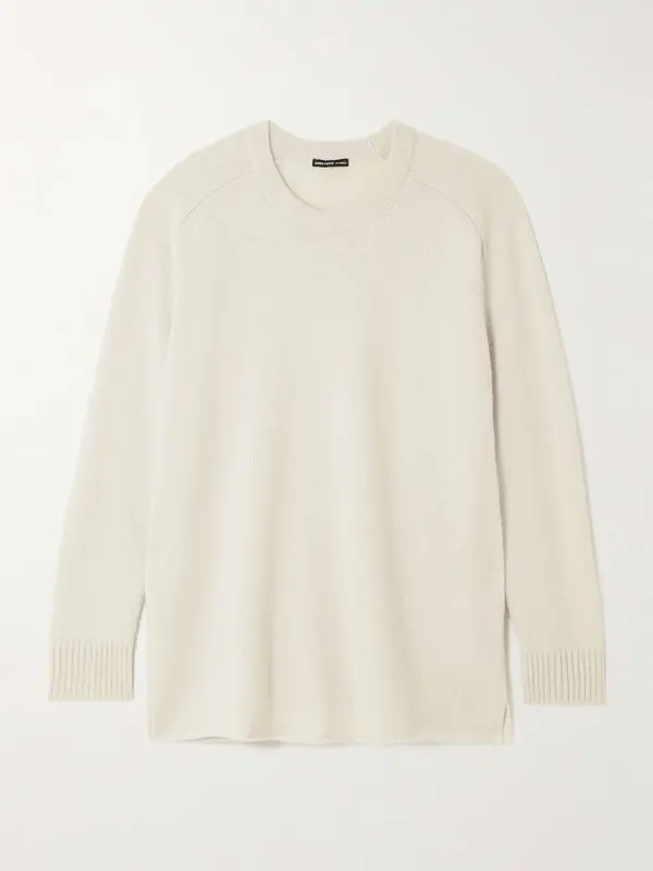 JAMES PERSE Recycled-cashmere Sweater - Light Gray