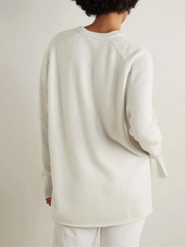 JAMES PERSE Recycled-cashmere Sweater - Light Gray