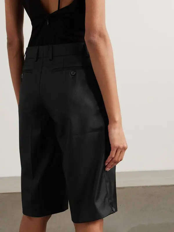 BETTTER Bibi Layered Wool-blend Shorts