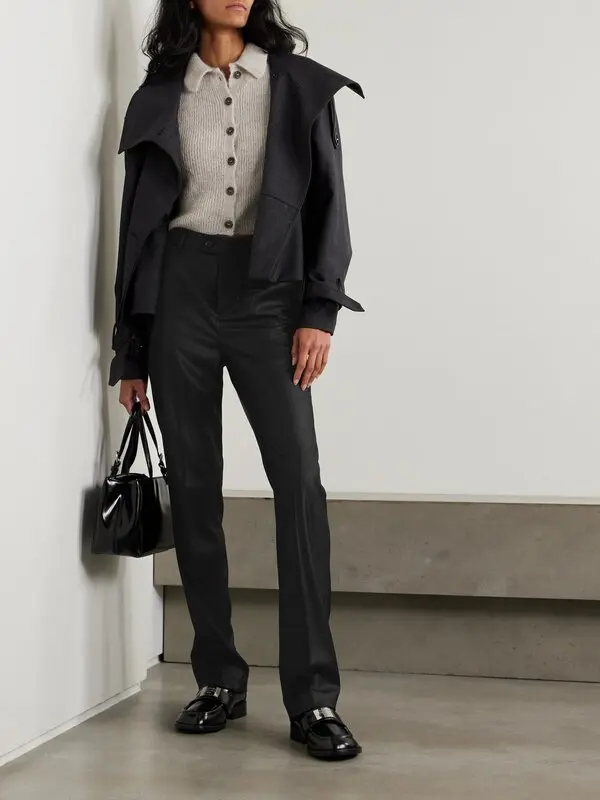 BETTTER Stretch Wool-blend Slim-leg Trousers