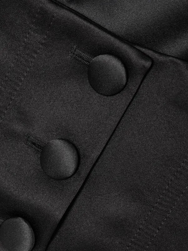 Dolce & Gabbana Double-breasted Silk-satin Vest