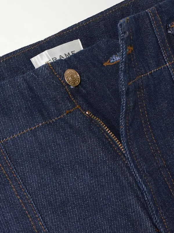 FRAME High-rise Wide-leg Recycled Jeans