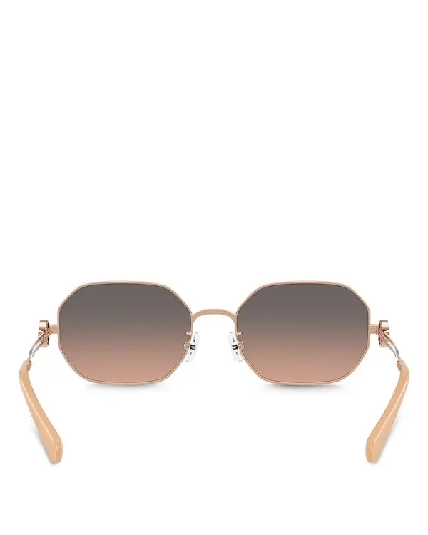 Tory Burch Oval Sunglasses - Rose Gold