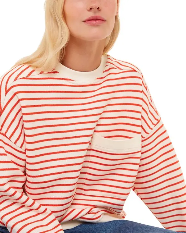 Whistles Striped Sweater