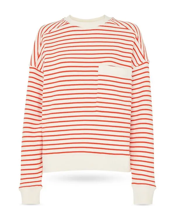 Whistles Striped Sweater