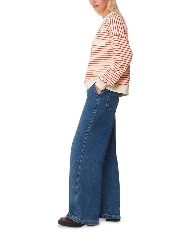 Whistles Striped Sweater