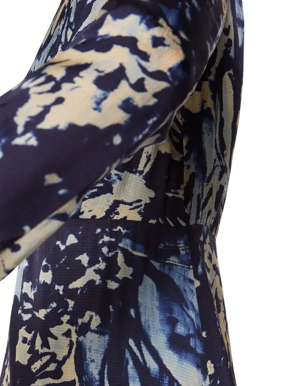 Whistles Dazzled Floral Satin Dress