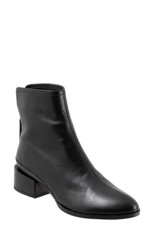 Eos Cast Leather Bootie - Black