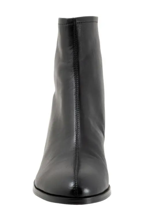 Eos Cast Leather Bootie - Black