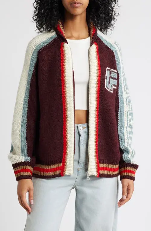 Frans Knitted Cardigan Iets Frans Cardigan Iets Frans Varsity