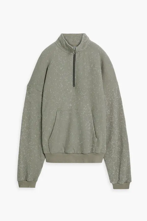 John Elliott Woolblend Halfzip Sweatshirt