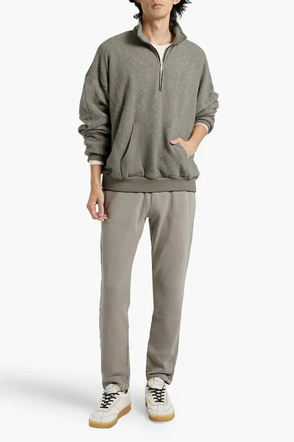 John Elliott Woolblend Halfzip Sweatshirt