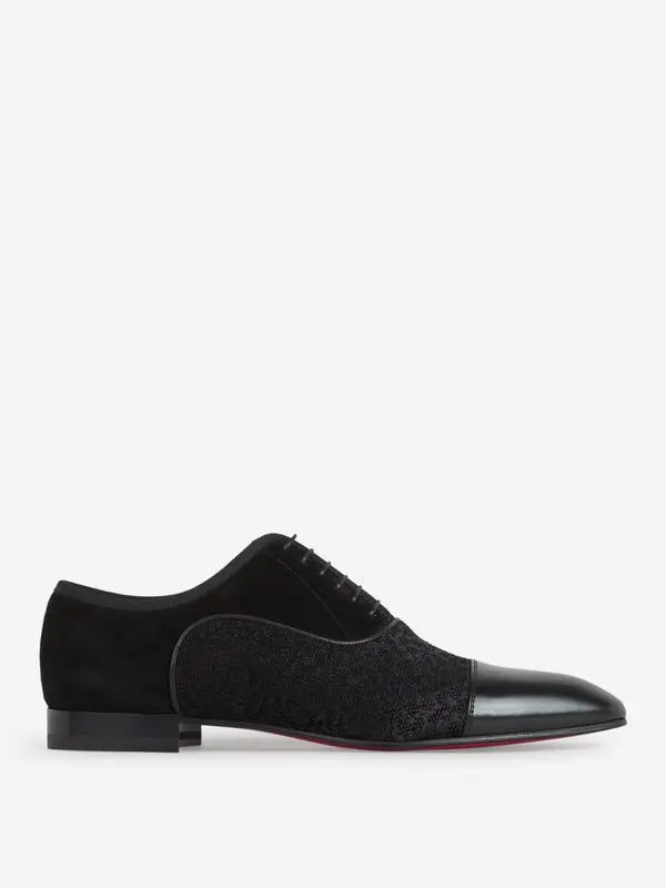Christian Louboutin Greggo Leather Oxford In Black - 32% Off  display picture 1