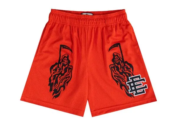 ERIC EMANUEL X Warren Lotas Short - Orange/black