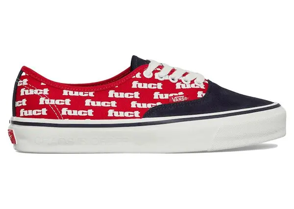 VANS Authentic Reissue 44 Lx Fuct X Slam Jamin Sneakers - Red/marshmallow