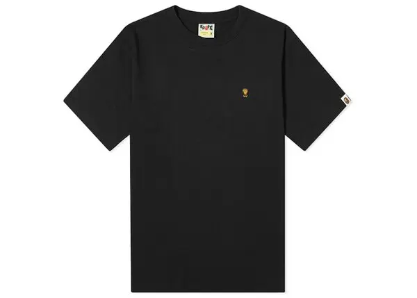 A BATHING APE Baby Milo One Point Tee Shirt - Black