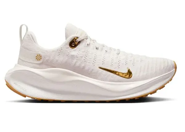 Nike Reactx Infinity Run 4 Gum - White/gum Light Brown/metallic Gold