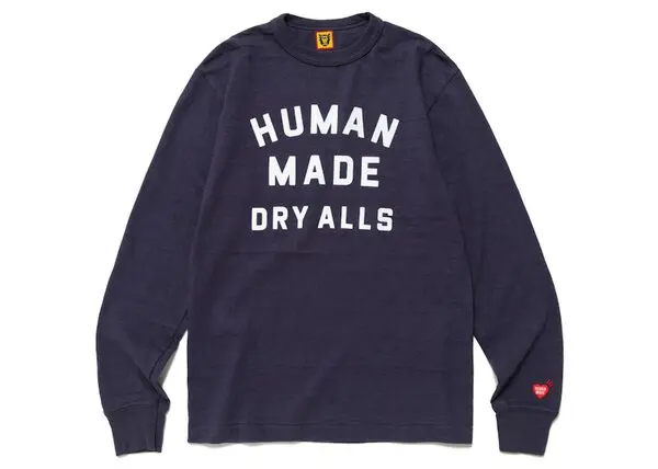 HUMAN MADE Graphic Long Sleeve T-shirt - Navy Blue