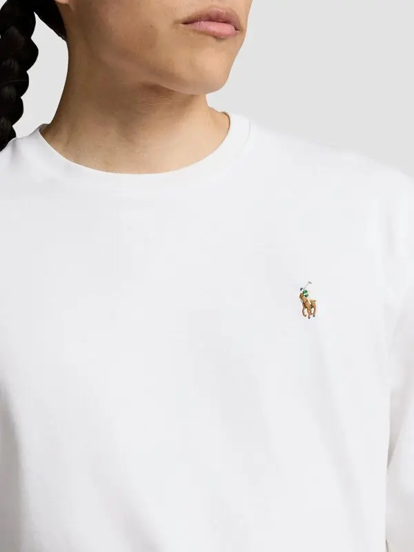 Polo Ralph Lauren Pima Cotton Long-sleeve Shirt - White