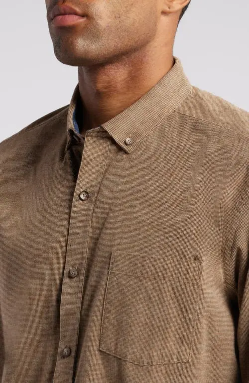 Johnston & Murphy Fine Wale Corduroy Button-down Shirt