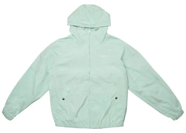 Supreme Cotton Hooded Raglan Jacket - Sea Foam