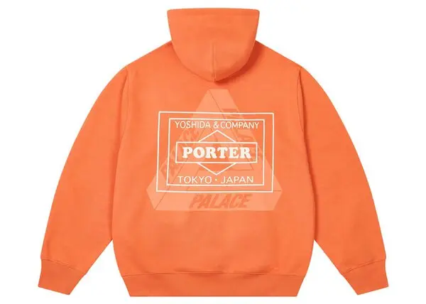 PALACE X Porter Logo Hood - Orange