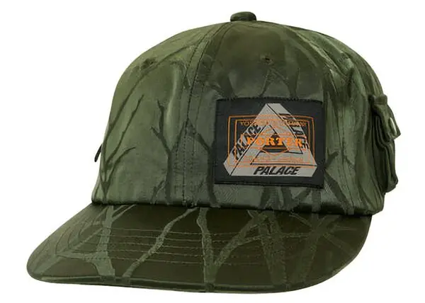 PALACE X Porter Pocket 6panel Cap - Olive/jacquard