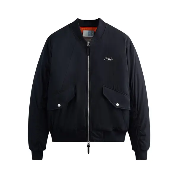 【きむ】KITH Dumont Flight Bomber Jacket Kith Dumont Flight Bomber Jacket - Black | Editorialist