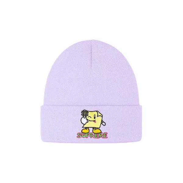 Supreme Sticky Note Beanie - Purple