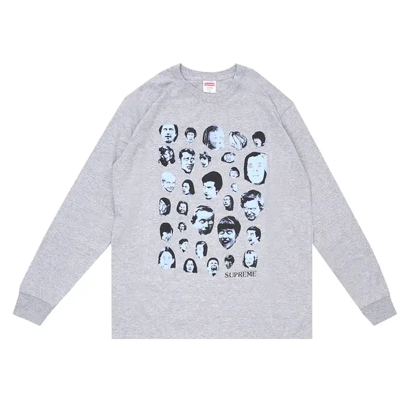 Supreme Faces Long-sleeve Tee 'heather