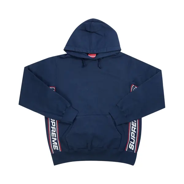 Supreme Text Rib Hooded Sweatshirt