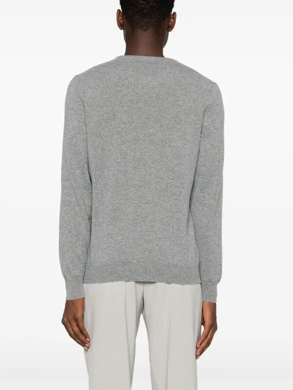 Fedeli Mélange-effect Sweater - Grey