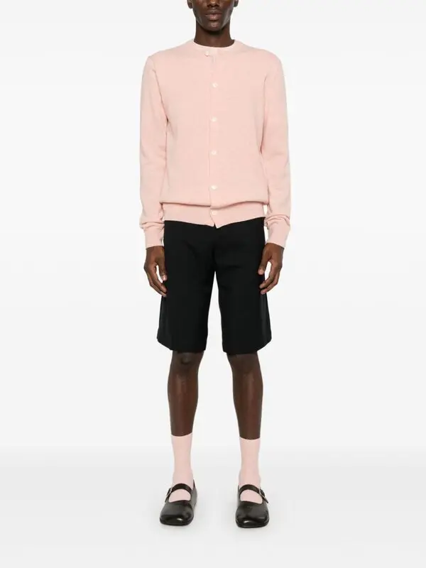 Play Comme Des Garcon Red Heart Cardigan - Pink