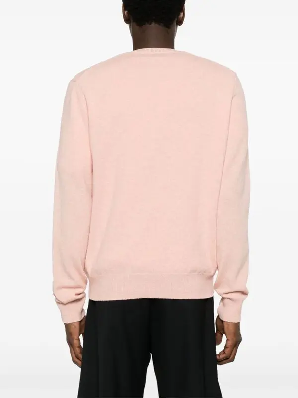 Play Comme Des Garcon Red Heart Cardigan - Pink
