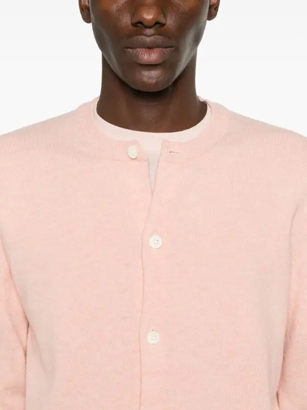 Play Comme Des Garcon Red Heart Cardigan - Pink