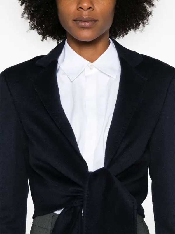 Max Mara Sash-detail Cropped Jacket