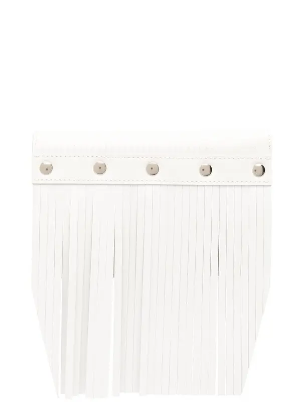 Comme Des Garçons Fringed Edge Wallet - White