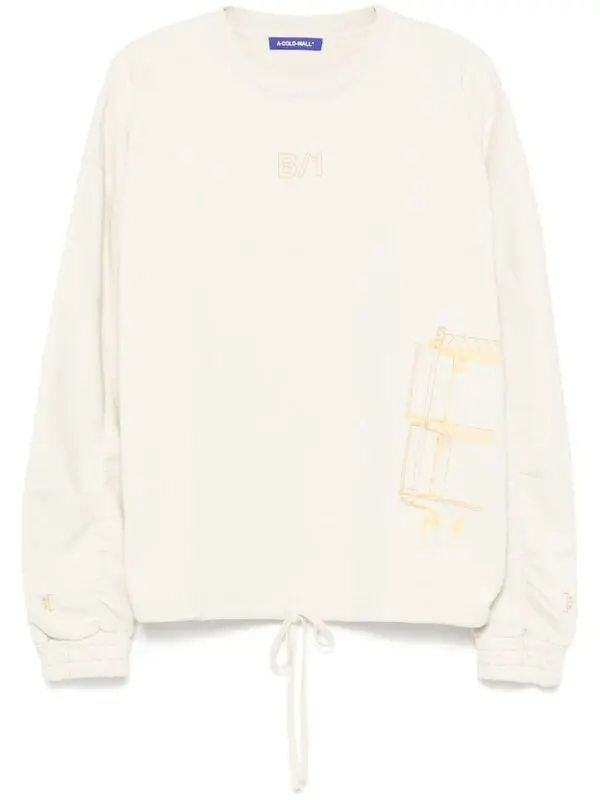 A-COLD-WALL* Shroud Sweatshirt - Neutrals