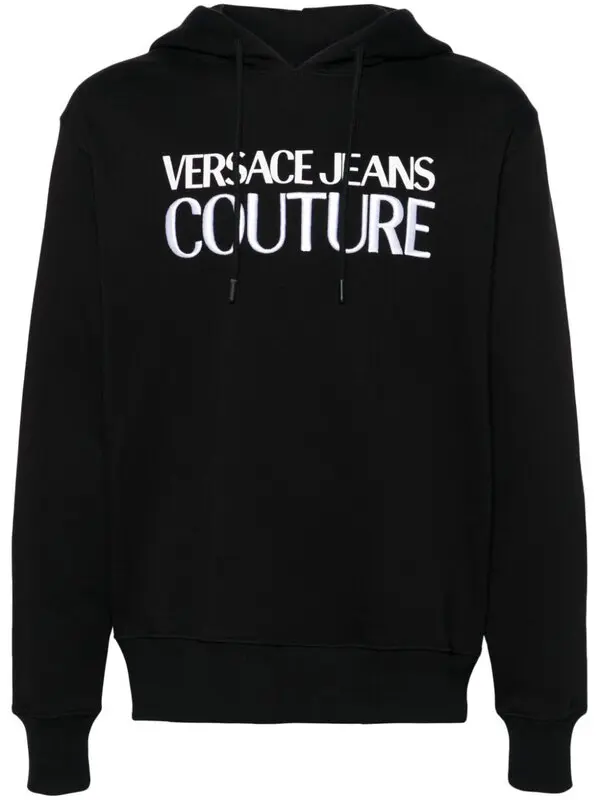 Versace Logo-embroidered Hoodie