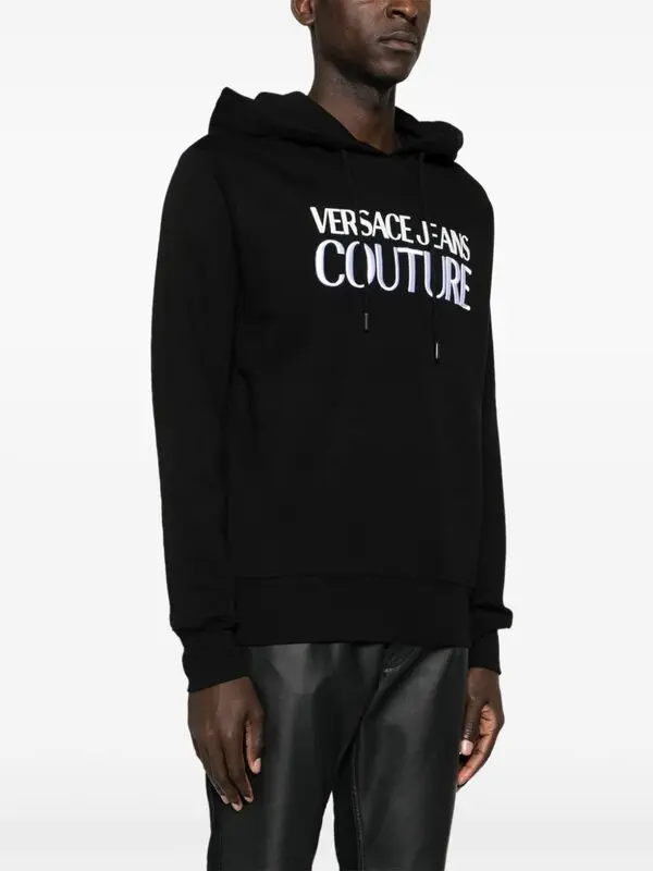 Versace Logo-embroidered Hoodie