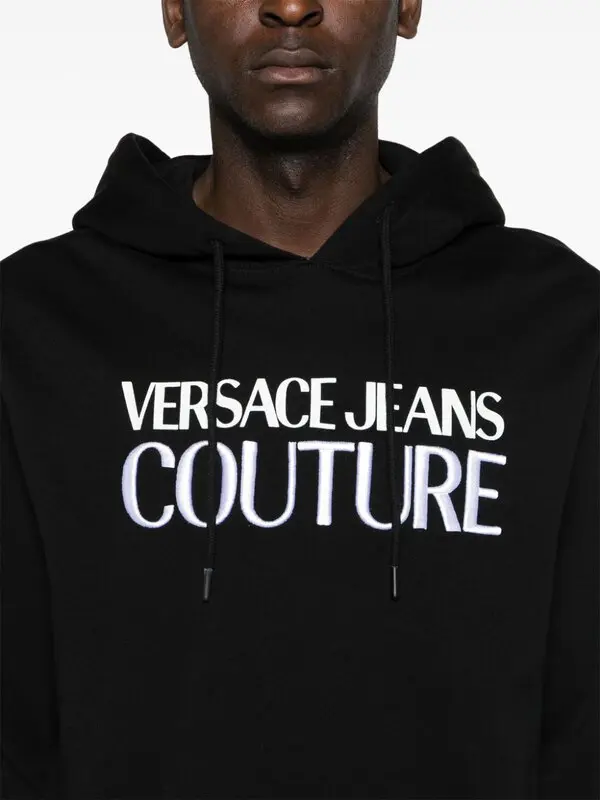 Versace Logo-embroidered Hoodie