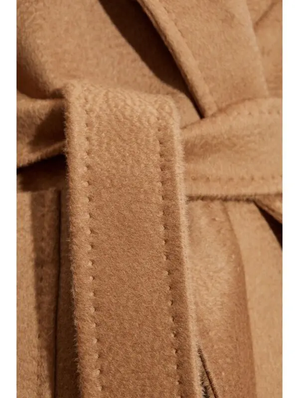 Max Mara Brushed Finish Belted Coat