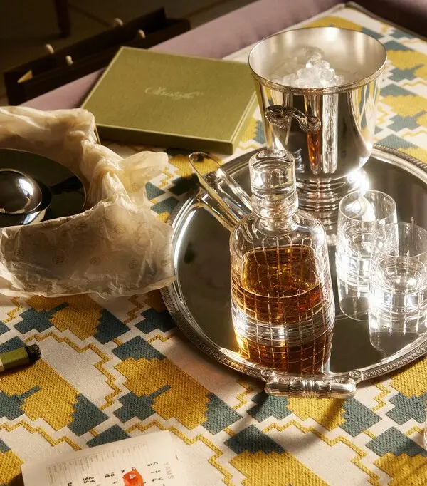 Christofle Crystal Old Fashioned Tumblers - Silver