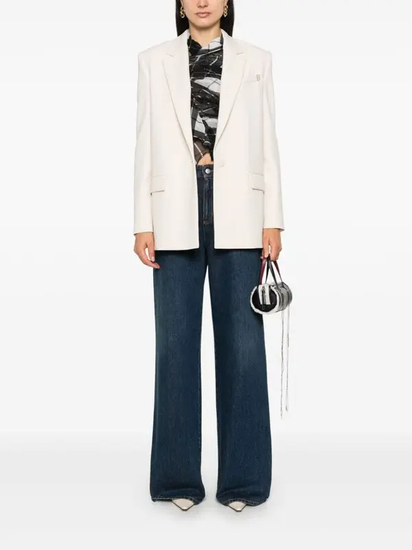 BLUGIRL Logo-plaque Blazer