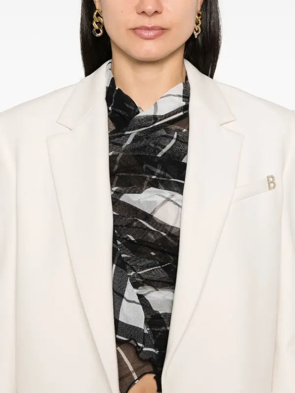 BLUGIRL Logo-plaque Blazer