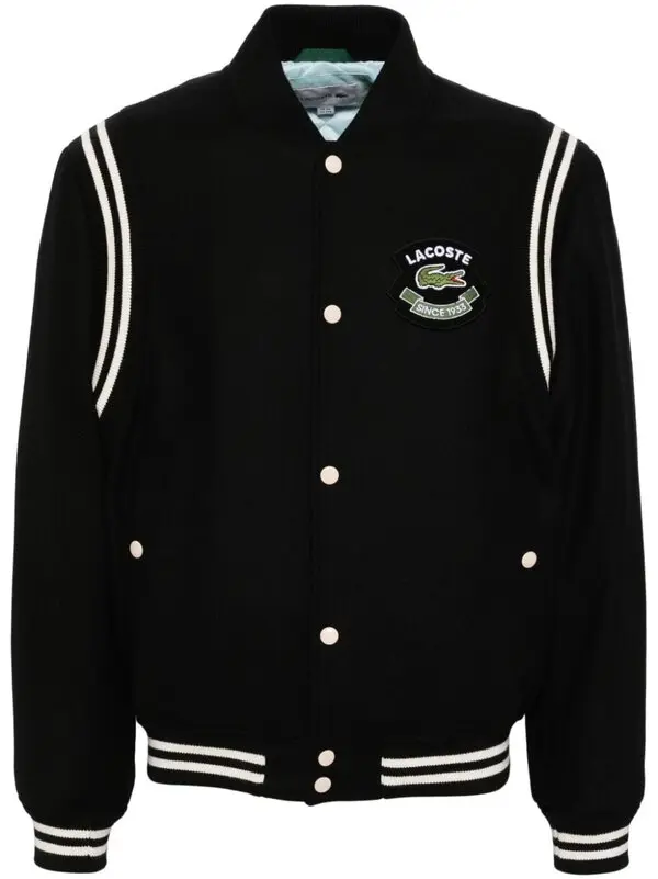 Lacoste Wool Blend Varsity Jacket