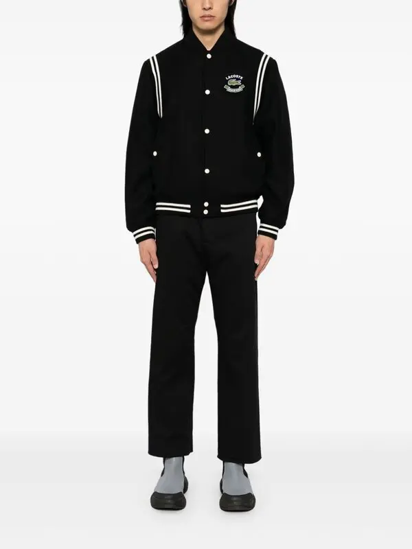 Lacoste Wool Blend Varsity Jacket