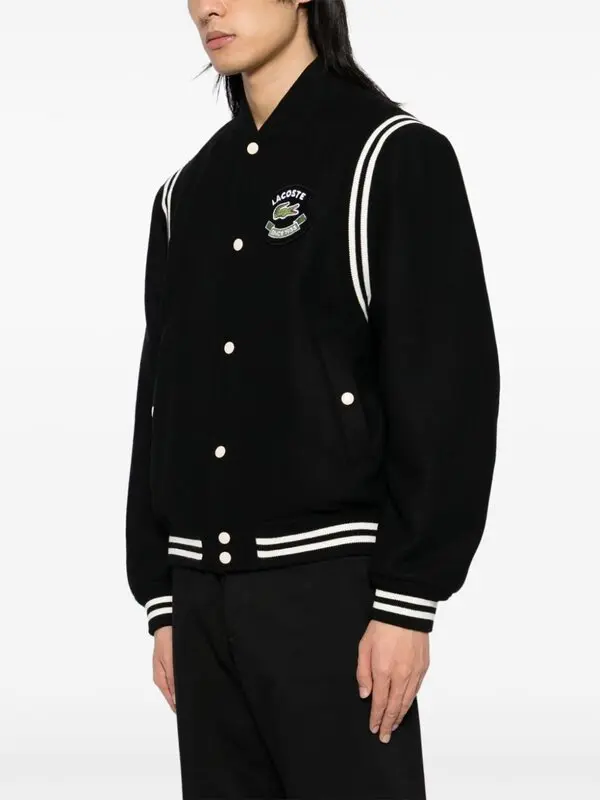 Lacoste Wool Blend Varsity Jacket