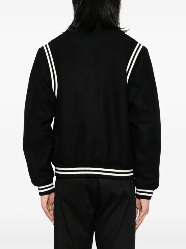 Lacoste Wool Blend Varsity Jacket