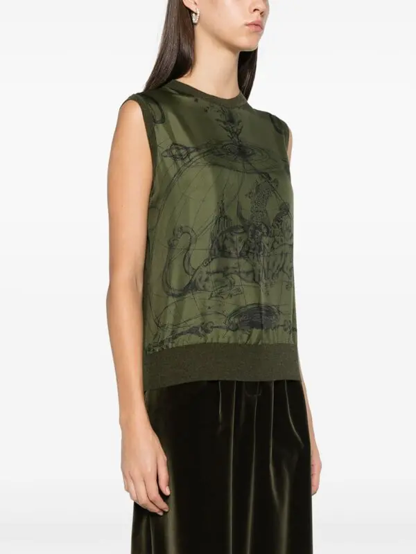 Fabiana Filippi Graphic-print Vest